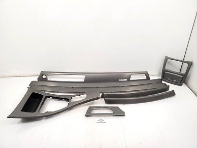 09-13 OEM BMW E92 335is Dash Glacier Silver Aluminum Interior Trim w ...
