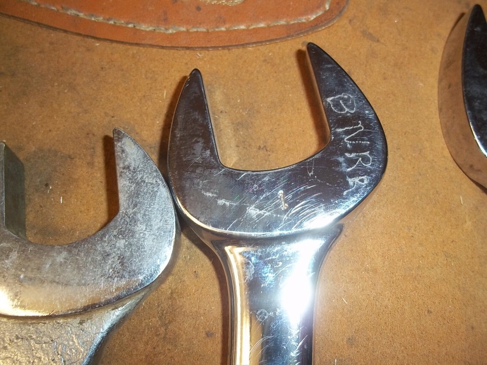 Proto 500 Professional 15 Pc Chrome Combo Wrench Set w/Roll Up - 12 ...