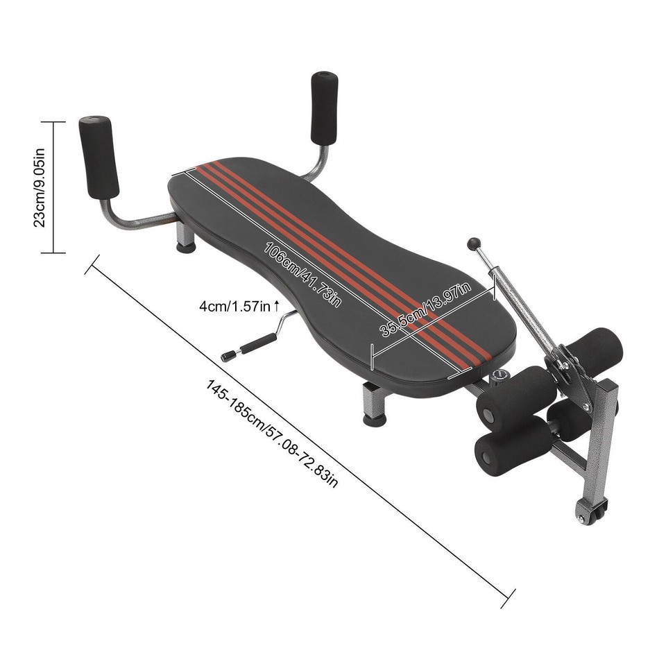 Inversion Traction Table Back Stretcher Decompression Bench for Back ...