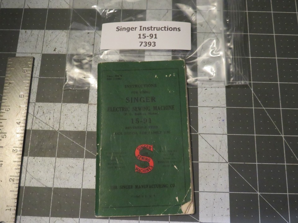 Singer Sewing Machine Attachments, Books, Oil Cans & Accessories | eBay