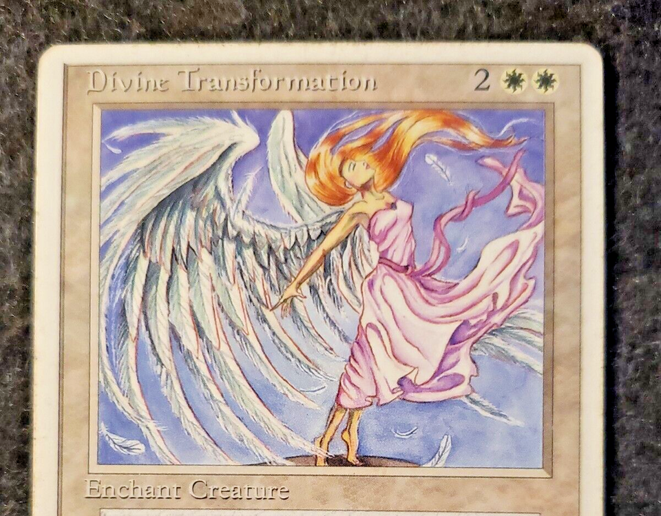 Divine Transformation Uncommon 4th Ed 1995 Magic The Gathering MTG PLD ...