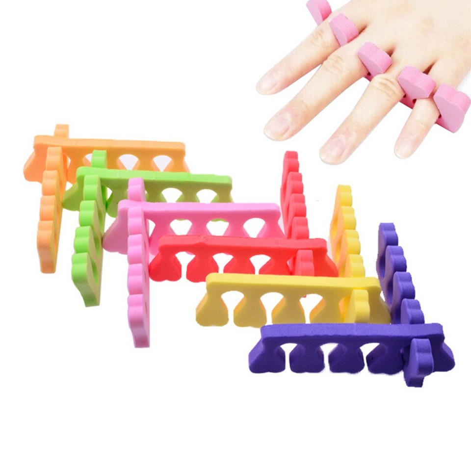 15Pcs Nail Art Tools Sponge Separator for Women Manicure Random Color ...
