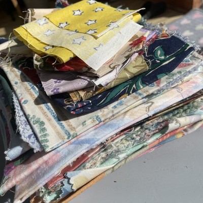 Bundle Of Vintage Fabrics | eBay UK