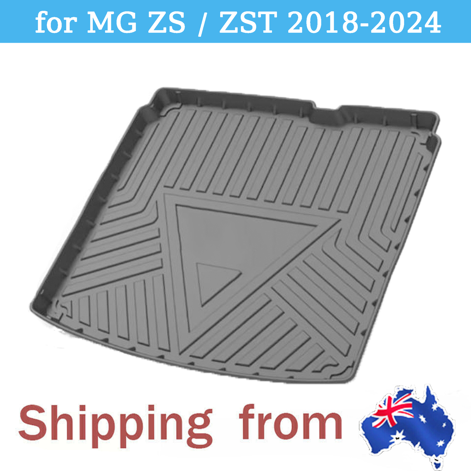 Heavy Duty Cargo Boot Liner Luggage Tray Mat for MG ZS / ZST 2018-2024 ...