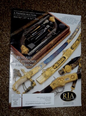ROCK ISLAND AUCTION "RIA FIREARMS AUCTION FLYER," 16 Pages, New, May ...