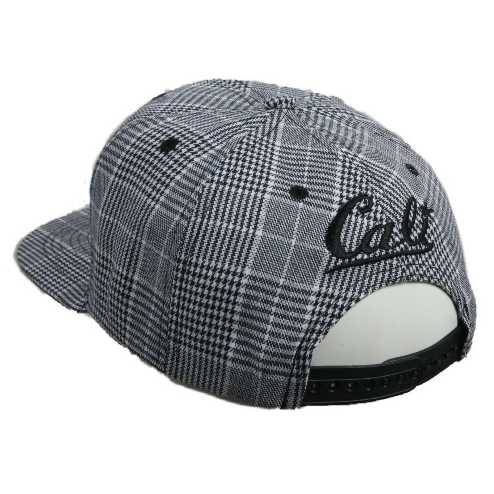 Baseball Cap CALI Sun Hat CA Check Snapback Flat Bill Hip Hop ...