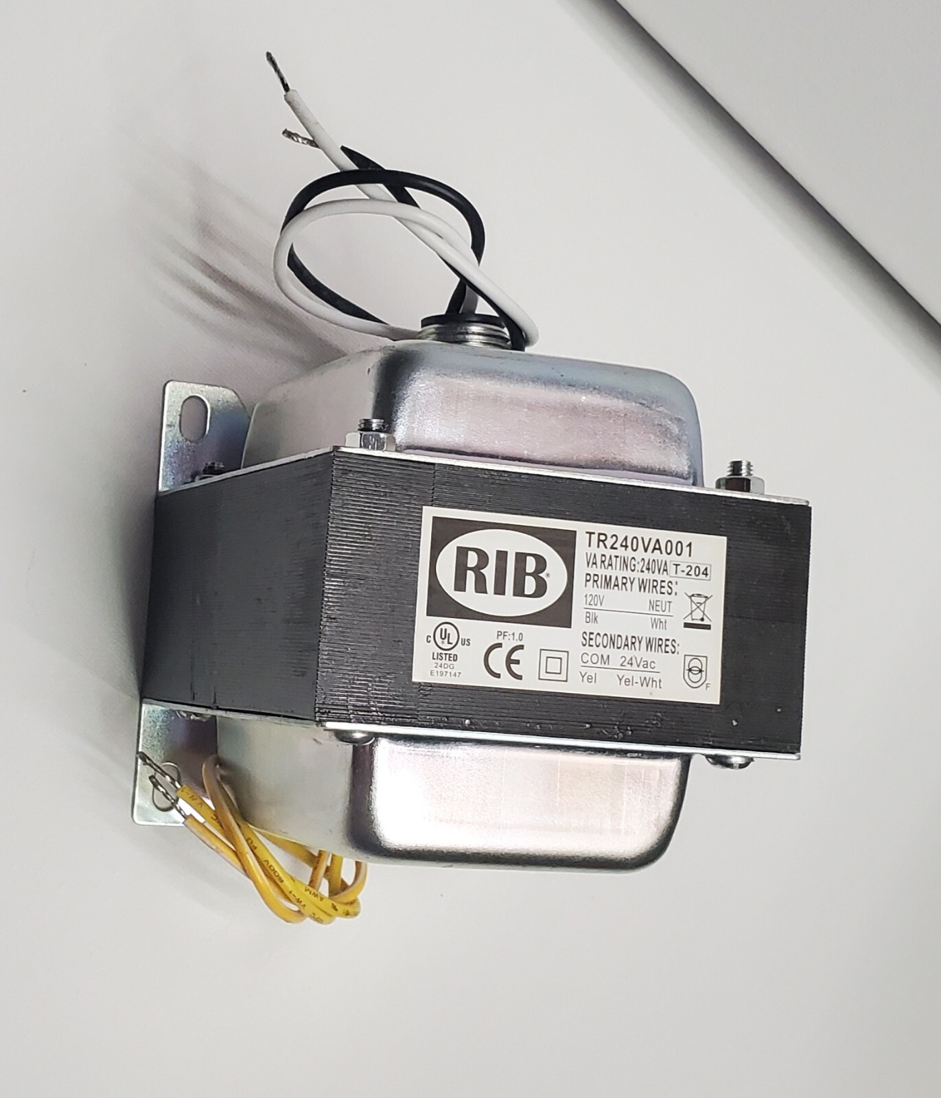 RIB - FUNCTIONAL DEVICES INC TR240VA001 Control Transformer,240VA,24VAC ...
