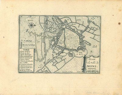 City map of Mons | eBay