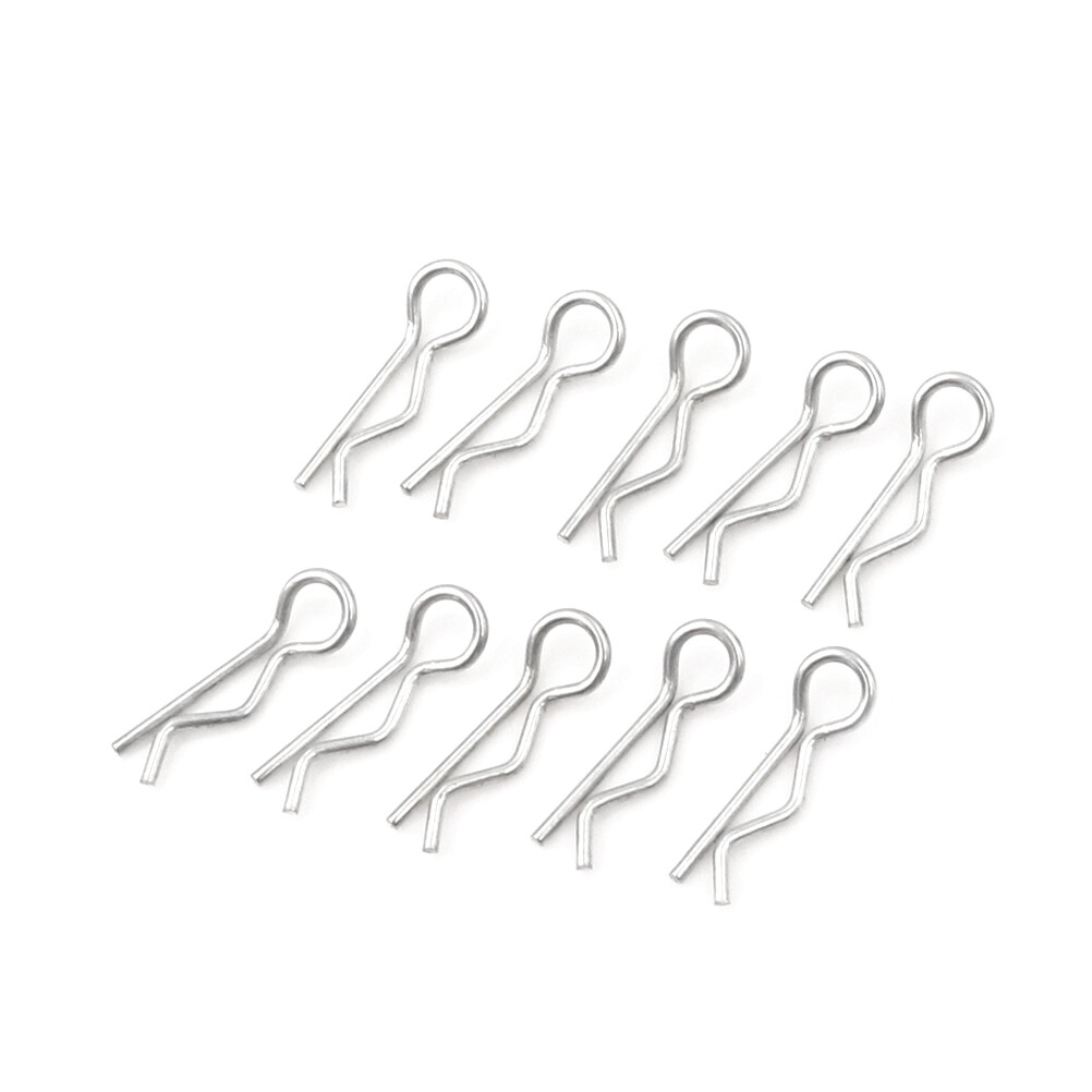 100PCS Stainless Steel Body Shell Clips Pin Or RC 1/16 Model Car S&I1 ...