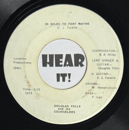 Crude Private Fuzz Country Bopper Musicol Rockabilly 45 DOUGLAS FALLS ...