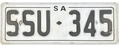 1967 Series South Australia SA License Plate #SSU-345 | eBay