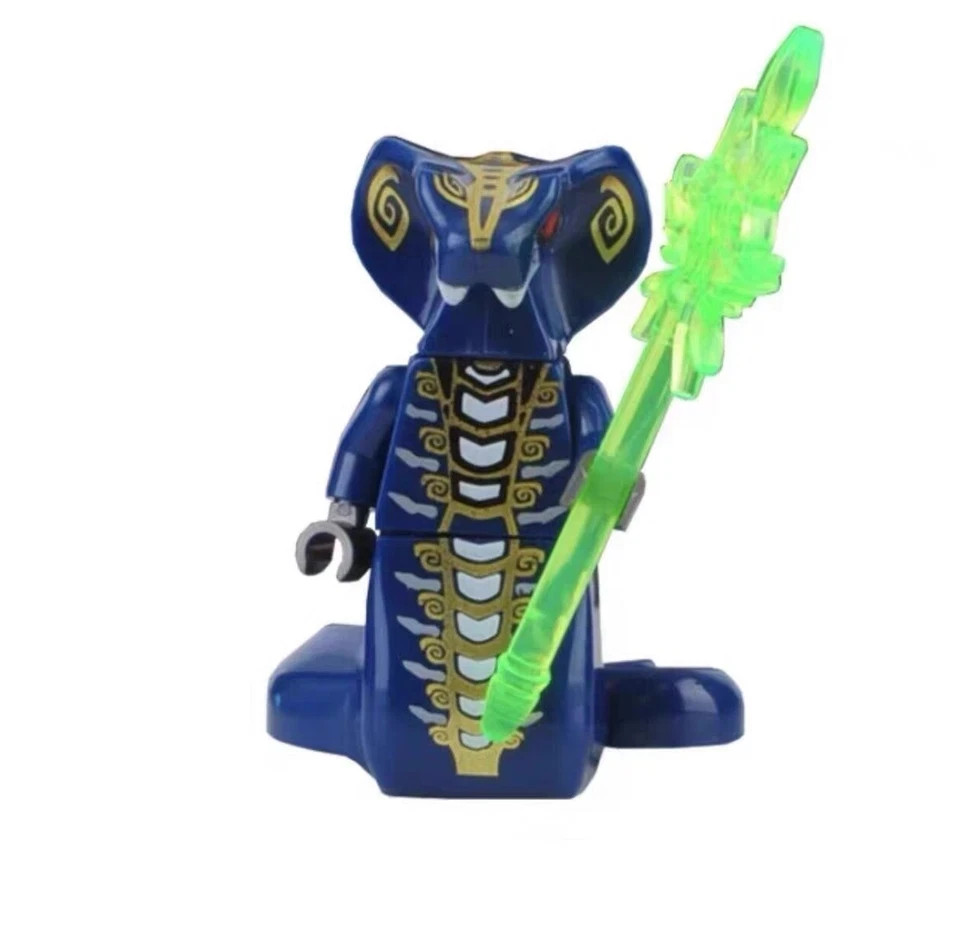 8pcs Ninjago Serpentine Chal Snake White Pythor Skalidor Venomari ...
