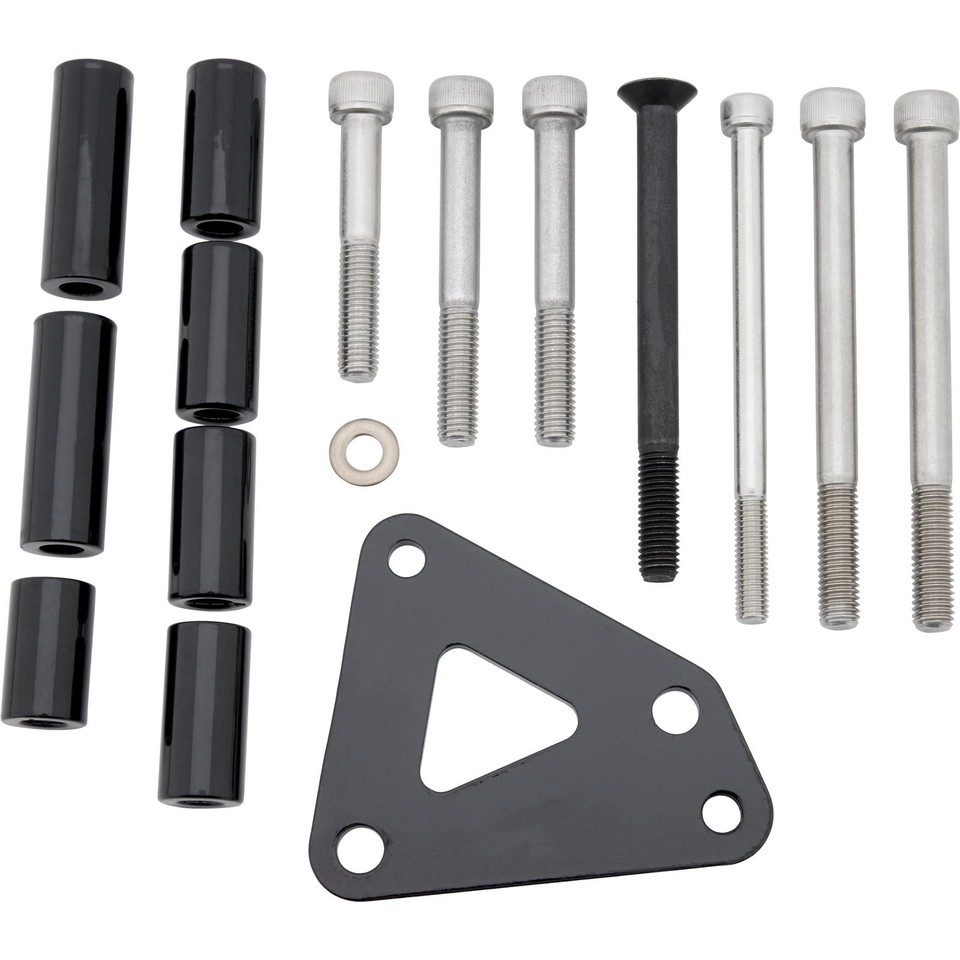 Bills Hot Rod Co 1100 Series Camaro/Truck Alt. & P/S Spacers, Blk | eBay