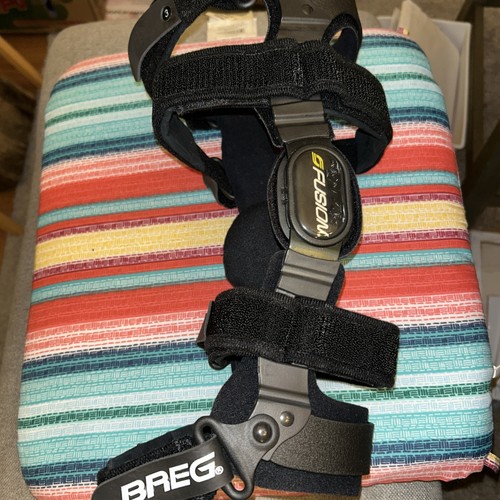 Breg Fusion Knee Brace LEFT Knee Size M+ (Medium Plus, M+) EUC Black | eBay