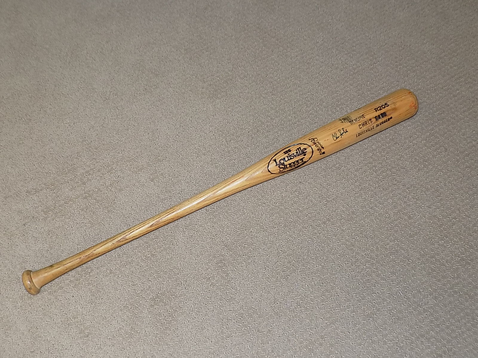 Chris Sabo H&B Game Used Signed Rookie Bat Cincinnati Reds PSA GU 9.5 ...