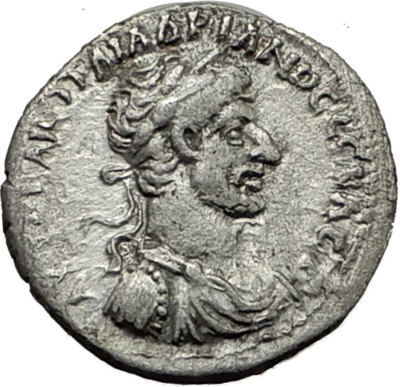 HADRIAN 120AD Caesarea Cappadocia Authentic Ancient Silver Roman Coin ...