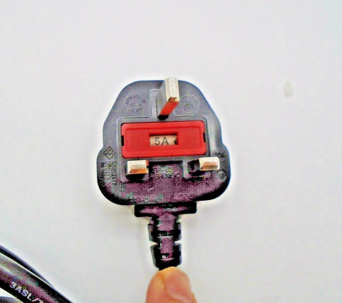 I-SHENG Lot of 3 SS145/A BS1363/A PowerAC Cable Fused Protected New *58 ...