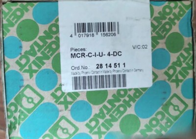 1pcs Phoenix Contact Isolation amplifier MCR-C-I-U- 4-DC 2814511 | eBay