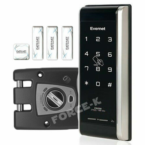 Hook Mechanism Evernet EN250H Smart Keyless Lock Digital Doorlock ...