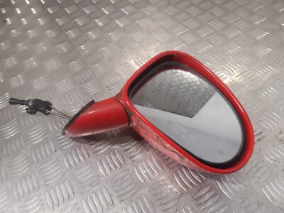 2008 CHEVROLET MATIZ DRIVER RIGHT SIDE MANUAL WING MIRROR RED 012276 ...