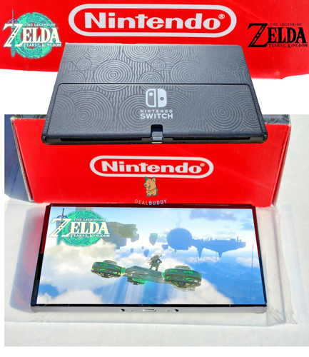🔥 ZELDA OLED TABLET ONLY Nintendo Switch Console System Tears of the ...