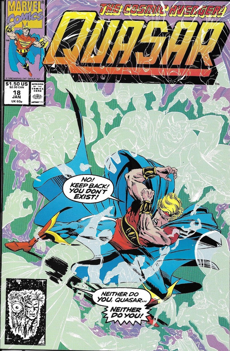Quasar Comic Issue 18 Copper Age First Print 1991