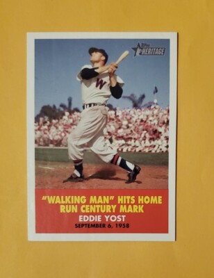 2007 Topps Heritage Flashbacks #FB7 Eddie Yost Senators | eBay
