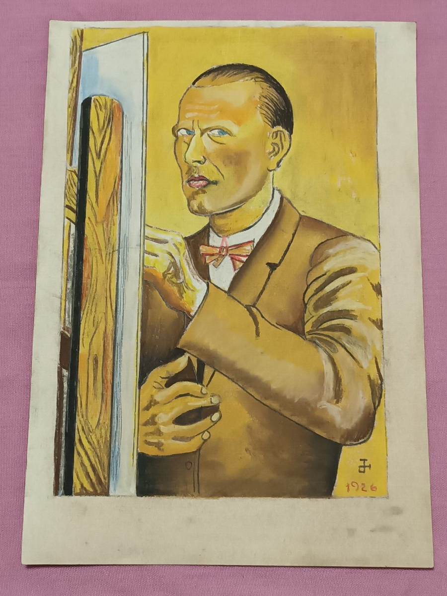 Otto Dix Self Portrait Otto Dix: Portrait Of Professor Gerhard Domagk,
