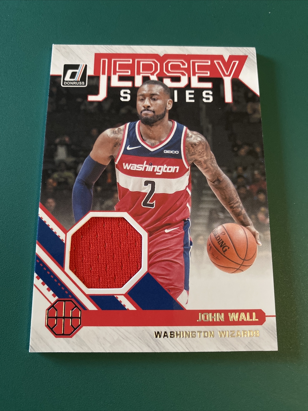 2020-21 Panini Donruss John Wall Jersey Series Insert #JS-JWL | eBay