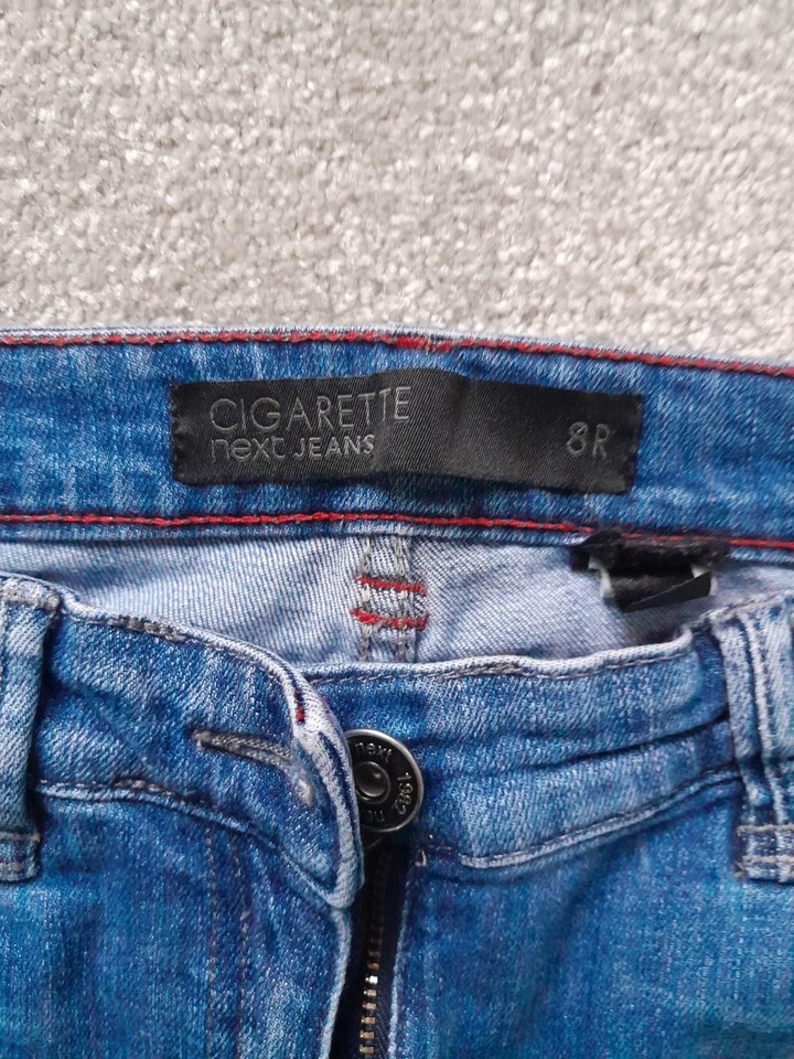 NEXT Cigarette Jeans, Ripped, Distressed, Size 8 | eBay UK