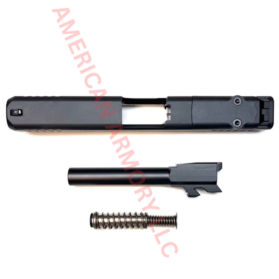 NEW Glock 48 MOS OEM Complete Slide Barrel Guide Rod Spring Fits G43X ...
