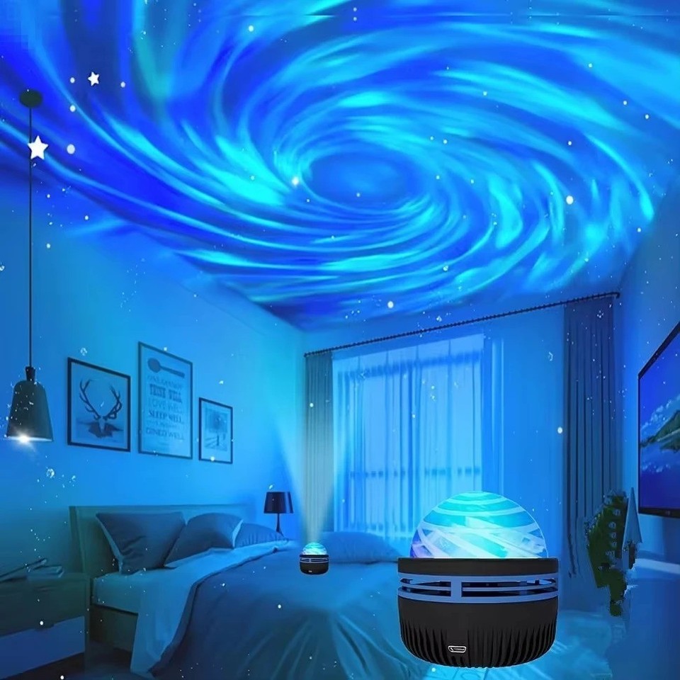Projector Galaxy Starry Sky Night Light Ocean Star Party Speaker LED ...