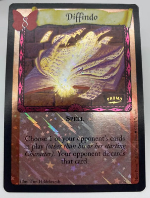 Diffindo promo Harry Potter TCG Holo/Foil Promo (NM) Gold Embossed ...
