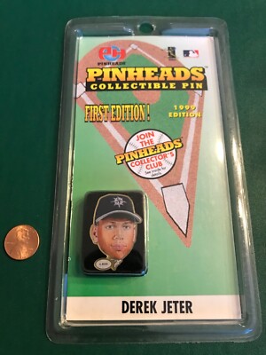 1999 Alex Rodriguez Derek Jeter Error Rare Pinheads Collectible Pin may ...