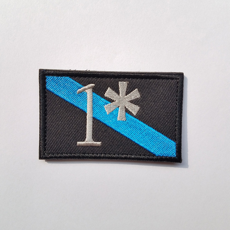1* ONE ASS TO RISK ASTERISK ASSTERISK POLICE BLUE LINE HOOK LOOP PATCH ...