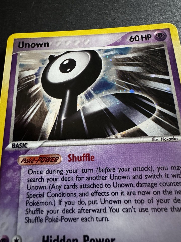 Pokemon TCG Unown L, L/28, EX Unseen Forces Set, Holo Rare | eBay