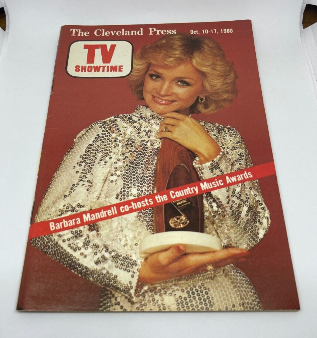 BARBARA MANDRELL CLEVELAND PRESS TV SHOWTIME GUIDE 1980 - MINT | eBay