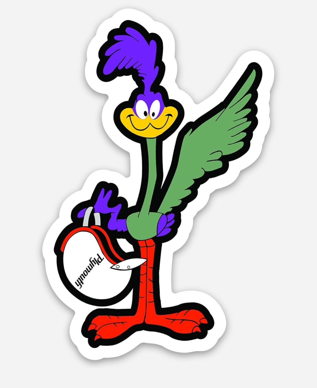 PLYMOUTH Roadrunner Retro Vintage Style DECAL STICKER, mopar, racing ...