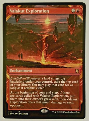 MTG 2020 Zendikar Rising VALAKUT EXPLORATION 303 Rare (Showcase) M/NM ...