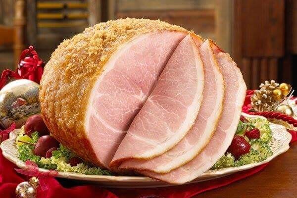 Christmas hams Low Salt Smoked Whole Ham Boneless Spiral Cut Fully ...