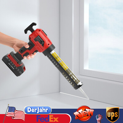 Electric Caulking Gun Handheld Glass Mastic Glue Caulk Gluing Tool ...