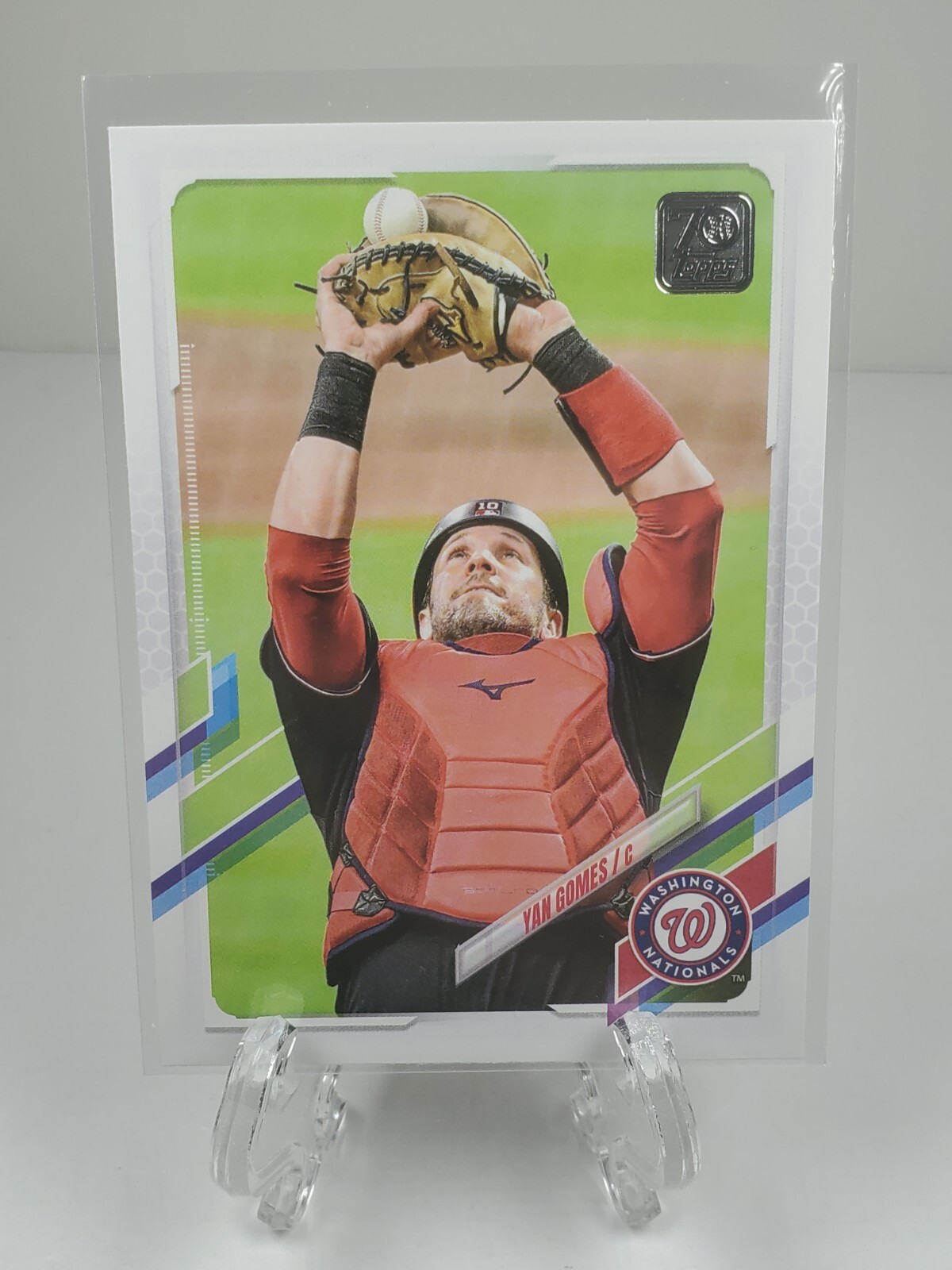 Topps 2021 Update Baseball Card #US315 Yan Gomes Washington Nationals ...