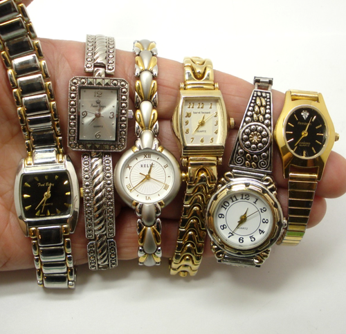 Vintage Ladies Watch Lot Armitron Relic Fred Belay Harve Benard MORE ...