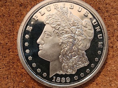 1889 CC Morgan Silver Dollar Proof Coin COPY Collectors Mint #CK1676 | eBay