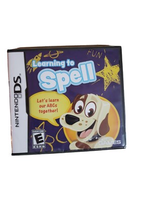Learning To Spell Nintendo DS Game. Brand new. Sealed! 505 Games. Rated ...
