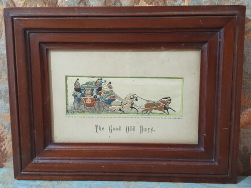 Framed Antique Embroidery Stevengraph | eBay