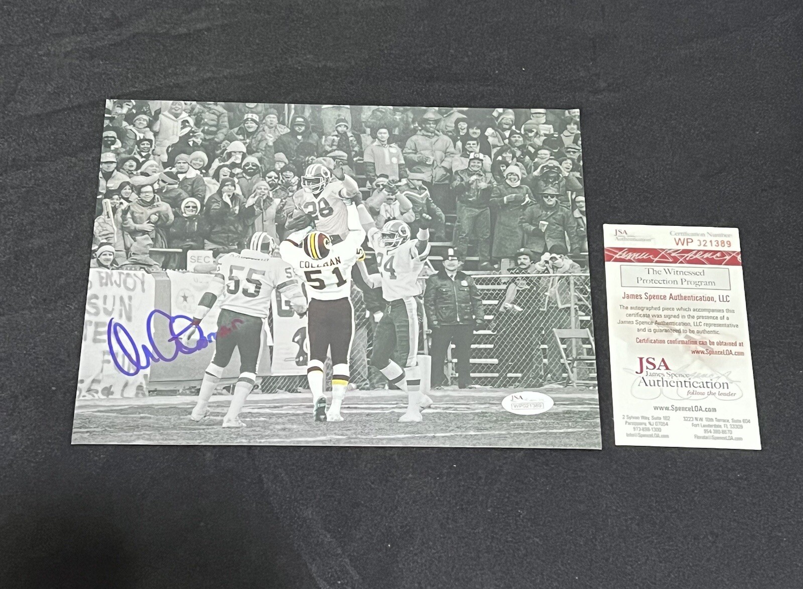 Monte Coleman Signed 8x10 Photo Washington Redskins JSA 3 | eBay