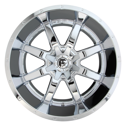Set 4 18" Fuel Maverick D536 Chrome Wheels 18x9 8x6.5 -12mm Lifted ...