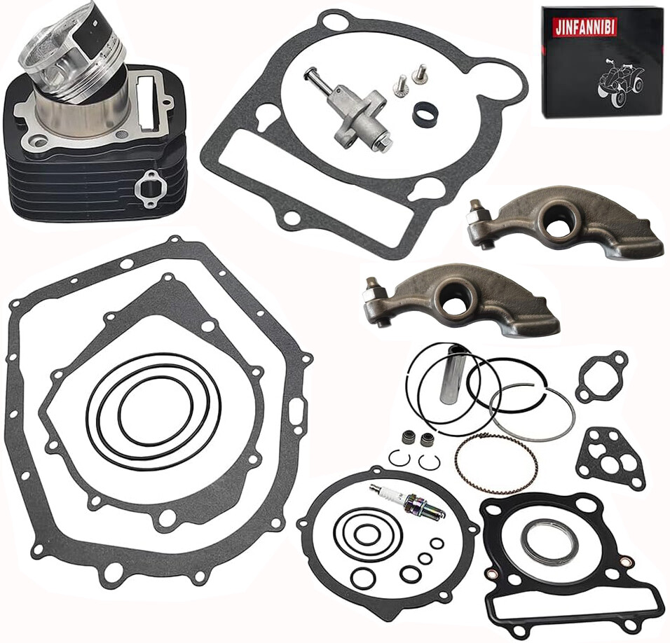 Cylinder Piston Ring Top End Gaskets Rocker Arms Kit for Yamaha Bruin ...