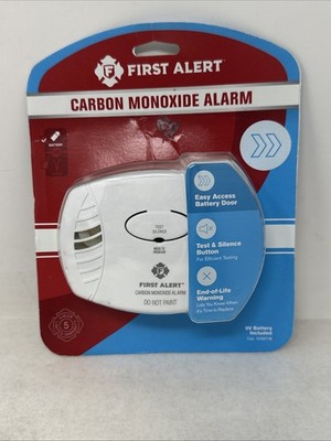 First Alert 1039718 CO400 Basic Battery- Carbon Monoxide Alarm New ...